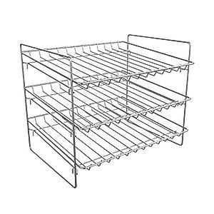 Lavish Home 3-Tier Can Dispenser-Organizer Holds 36 Standard Jars, Food or Soda Cans-For Kitchen Pantry, Countertops, Cabinets, Fridge-Storage Rack
