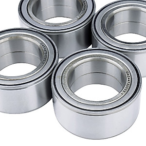 Front and Rear Wheel Hub Bearings Compatible with Polaris RZR 900 1000 4 S XP XC Turbo All Models，Replace # 3514699，3514627，3514822，3514924，3515090.（4 PCS)