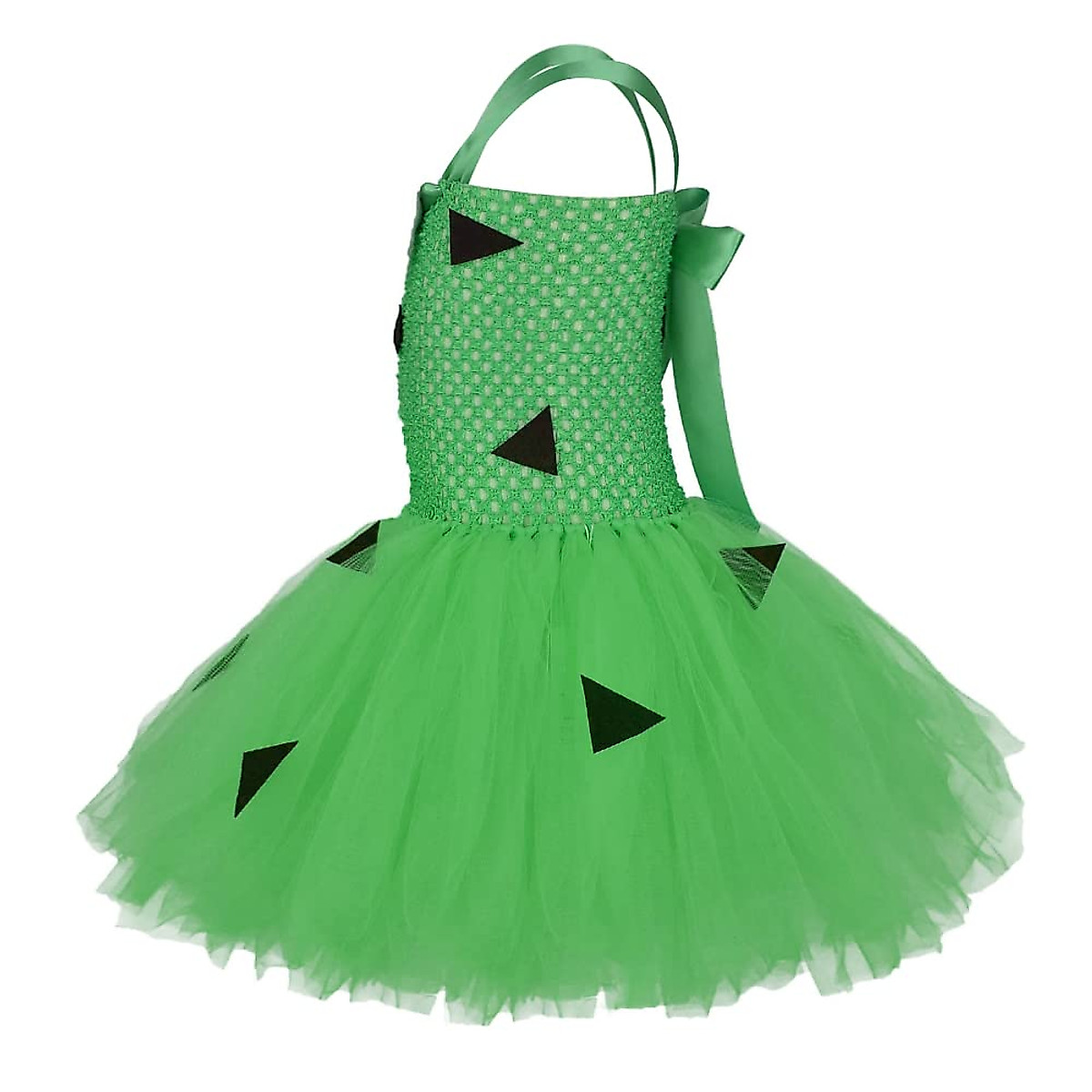 IMEKIS Girl Halloween Caveman Costume Baby Birthday Outfit Toddler Kids Historical Stone Age Themed Party Supplies Cosplay Dress Up Family Costumes Carnival Cake Smash Photoshoot Green 0-6 Months