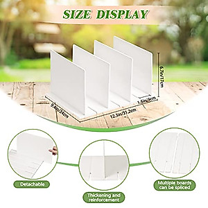 DSVENROLY 2PC Plastic Handbag and Purse Organizer for Closet, Shelf Dividers for Closet Organization Adjustable Spacing and Detachable, Space Saving Closet Storage System