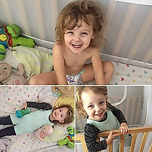 Naked No More®One Piece Romper Back Zipper Bodysuit Pajamas Escape Proof Adaptive Clothing (4T) (Mom's Choice Award Winner)