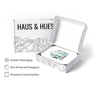 HAUS AND HUES Plant Pictures Wall Art Succulent Art Wall Decor Plant Prints Wall Art & Botanical Plant Wall Art Prints (Greenhouse, 12L x 16W, Unframed)