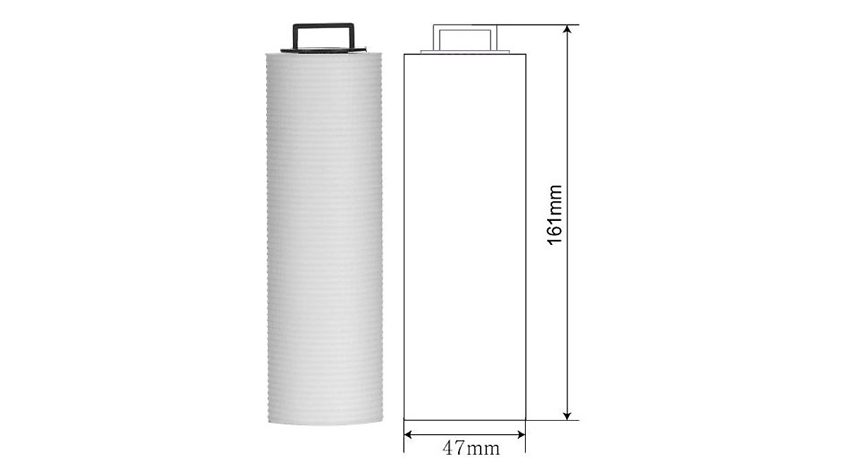 Dewbell Water Filter Cartridge - Remove Rust & Chlorine, Easy Replacement