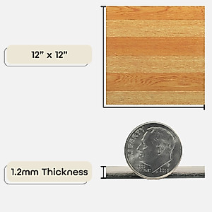 Achim Home Furnishings FTVWD21420 Nexus 12-Inch Vinyl Tile, Wood Light Oak Plank-Look, 20-Pack, Basket Weave Light/Dark Oak, 12"W x 12"L x 1.2mm T