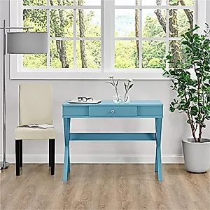 Ameriwood Home Paxton Campaign Desk, Blue