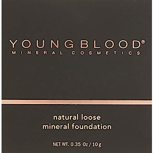 Youngblood Clean Luxury Cosmetics Natural Loose Mineral Foundation, Neutral | Loose Face Powder Foundation Mineral Illuminating Full Coverage Oil Control Matte Lasting | Vegan, Cruelty Free