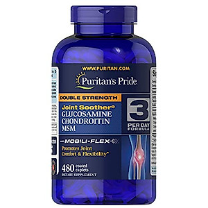 Glucosamine, Chondroitin & MSM-3 Per Day Formula by Puritan’s Pride