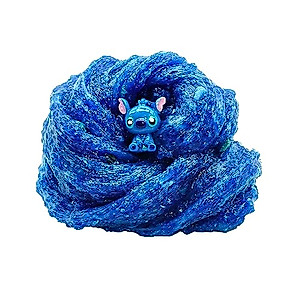 Glimmer Slime Crunchy, Blue Sugar Blitz Slime kit for Girls,Super Soft and Non-Sticky, Birthday Gifts Party Favors