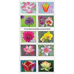 Garden Beauty Stamps with 20 Self-Seal Envelopes White #10