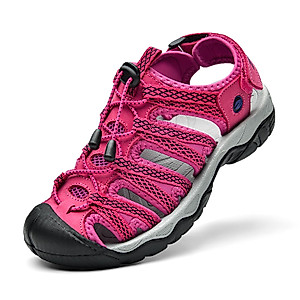 ziitop Women's Sports Sandals Summer Outdoor Adventurous Beach Shoes Lace Adjustable Double Buckle Hiking Sandals