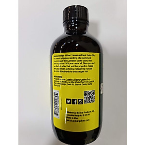 Jamaican Mango & Lime Tea Tree Black Castor Oil 4 oz
