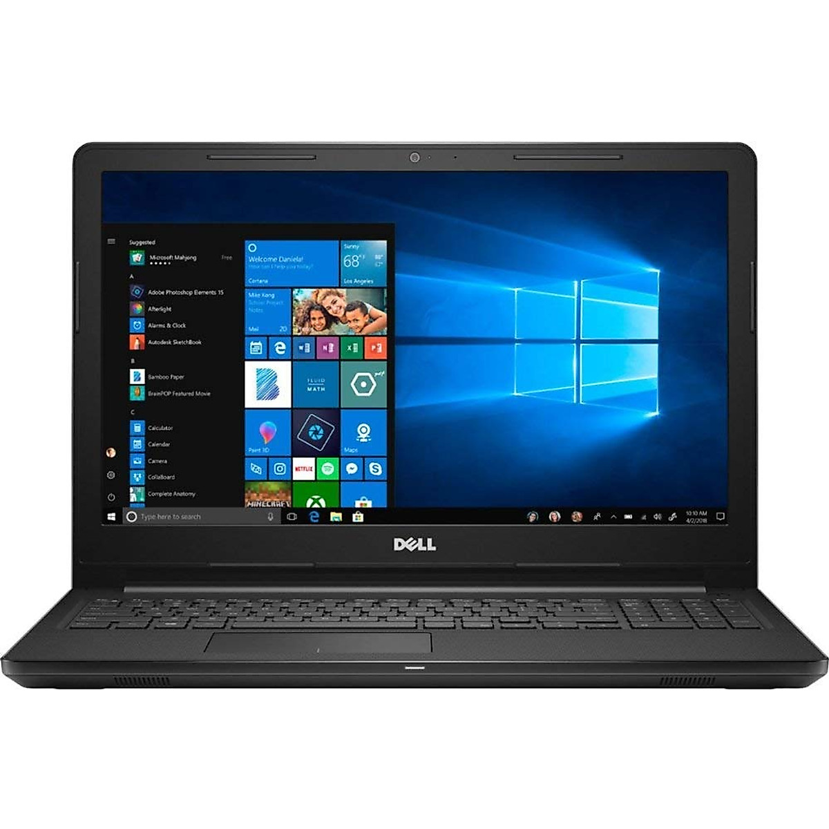 Dell Inspiron 15.6” Touch Screen Intel Core i3 128GB Solid State Drive Laptop (Renewed)