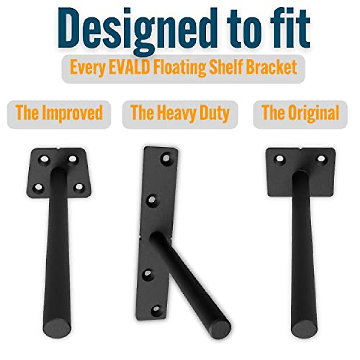 EVALD Dowel Jig Kit for Floating Shelf Bracket | 1/2 inch x 9.8 inch Drill Bit | Doweling Jig for Shelves and Mantels| Hardware Kit for Hidden Shelf Brackets | Floating Shelf DIY Woodworking Tool