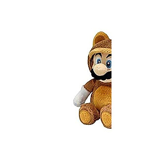 Little Buddy Official Super Mario Plush Raccoon Tanooki Mario, 9-Inch