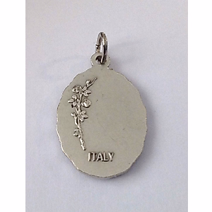 SAINT LAZARUS (SAINT LAZAR) " THE LEPER BEGGAR " OVAL SHAPE MEDAL - 100% MADE IN ITALY - THE PATRON SAINTS MEDAL