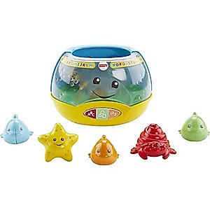 Fisher-Price Laugh & Learn Baby & Toddler Toy Magical Lights Fishbowl With Smart Stages Learning Content For Ages 6+ Months