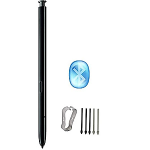 Note 10 S Pen Replacement (with Bluetooth) for Samsung Galaxy Note 10, Note 10 Plus, Note 10+ 5G with 5*Tips/Nibs (Black)