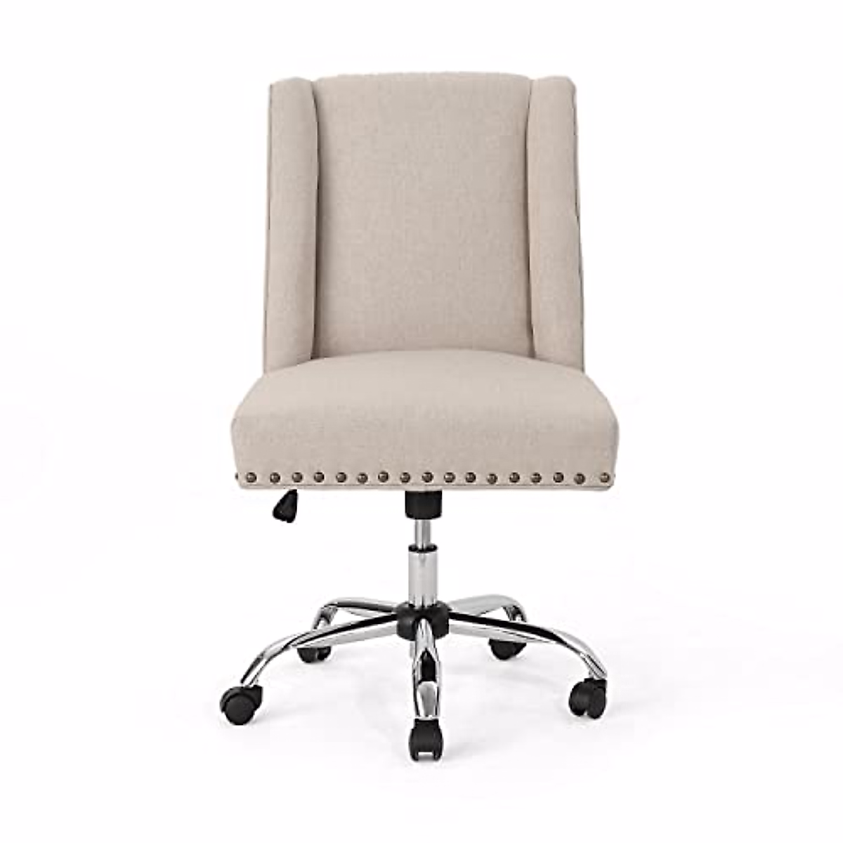 Great Deal Furniture Quentin Home Office Fabric Desk Chair, Wheat