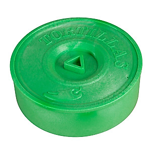 Taco Tuesday 8-Inch Tortilla Warmer, Perfect for Pitas, Flat Breads, Pancakes, Waffles, Microwave Safe, Green