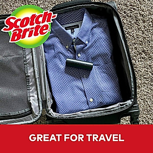 Scotch-Brite Mini Travel Lint Roller, Works Great On Pet Hair, 30 Sheets