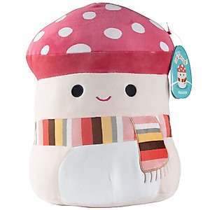Squishmallows Original 10-Inch Malcolm The Mushroom - Official Jazwares Plush - Collectible Soft & Squishy Stuffed Animal Toy - Add to Your Squad - Gift for Kids, Girls & Boys