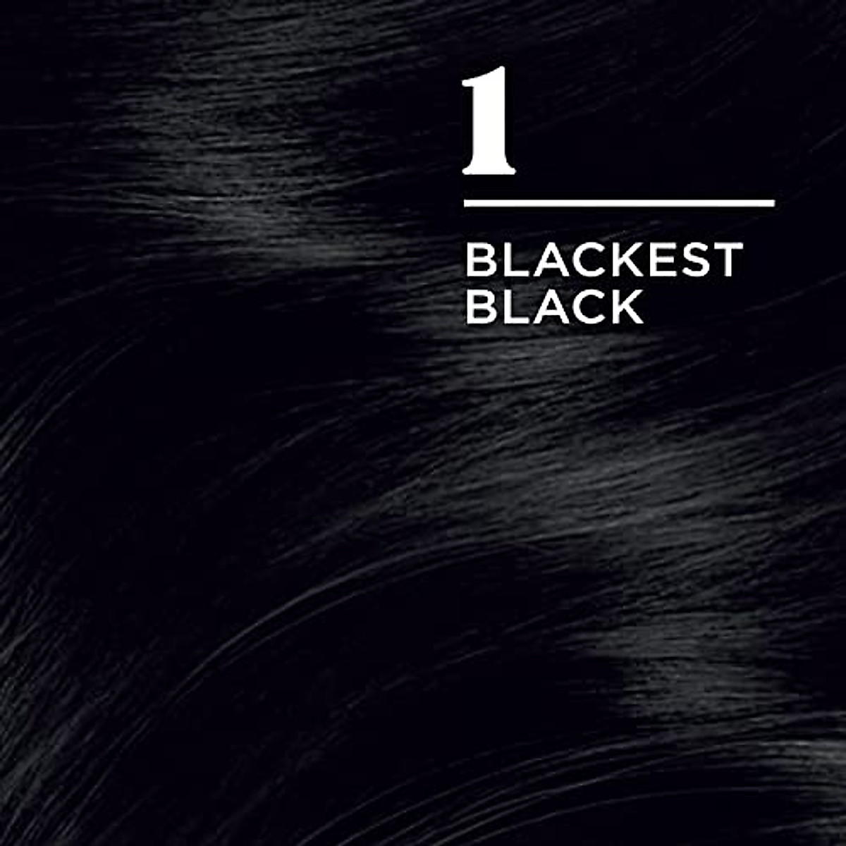 Clairol Nice'n Easy Permanent Hair Dye, 1 Blackest Black Hair Color, Pack of 1