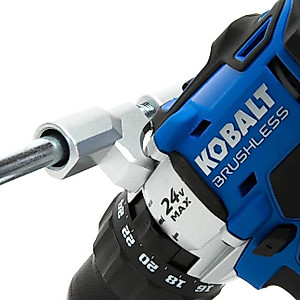Kobalt 1/2-in 24-Volt Max-Volt Lithium Ion (Li-ion) Variable Speed Brushless Cordless Hammer Drill Bare Tool Only (Tool Only, Model #kdd524b-03)