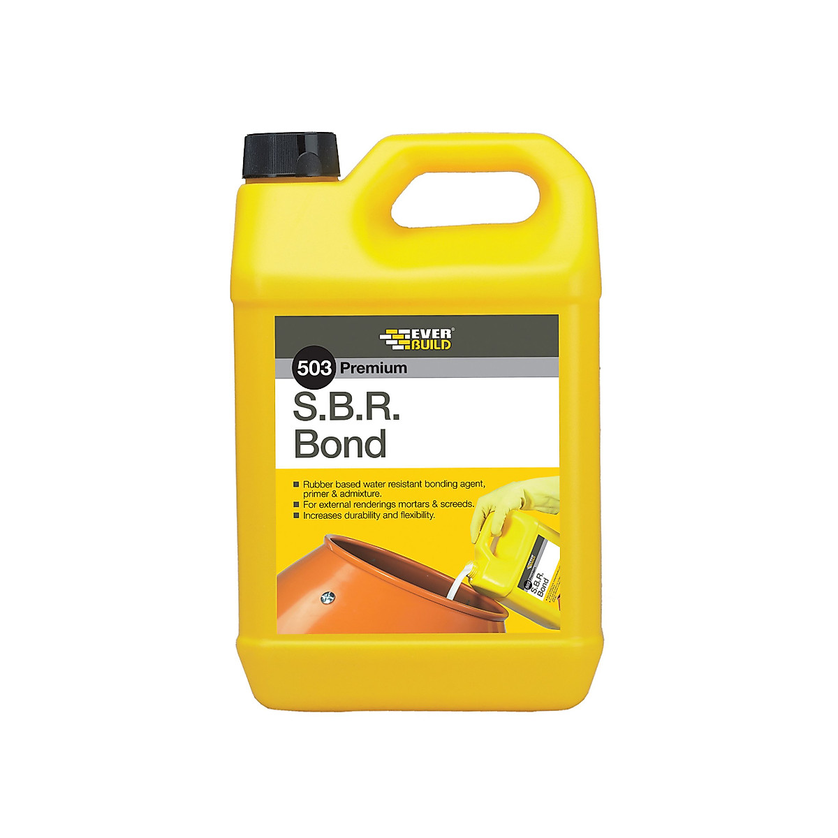 Everbuild 503 Premium S.B.R. Bond Admixture, 2.5 Litre