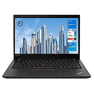 Lenovo ThinkPad T14 Gen 2 Business Laptop, 14" FHD Display, Intel Core i5-1135G7, 24GB RAM, 1TB PCIe SSD, Webcam, Backlit Keyboard, Fingerprint Reader, RJ-45, Wi-Fi 6, Windows 11 Pro, Black