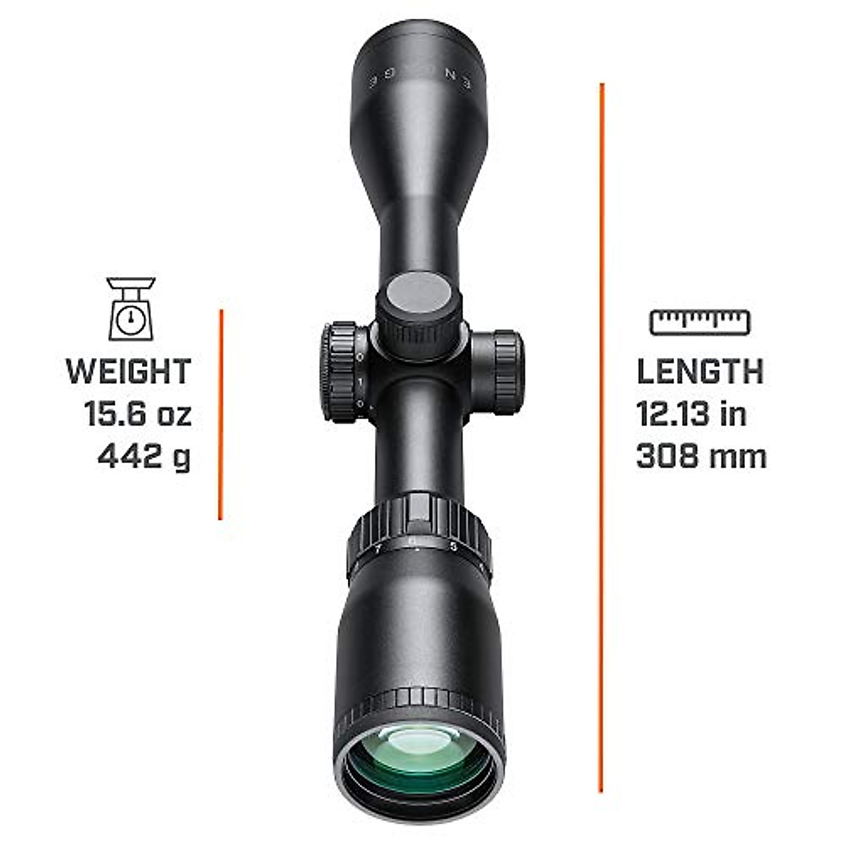 Bushnell Engage 3-9x40mm Riflescope, Illuminated Hunting Rifles Scope with Multi X Reticle