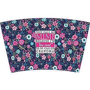 Elanze Designs Mimi Too Cool to be Called Grandma Stainless Steel 16 oz Travel Mug with Lid