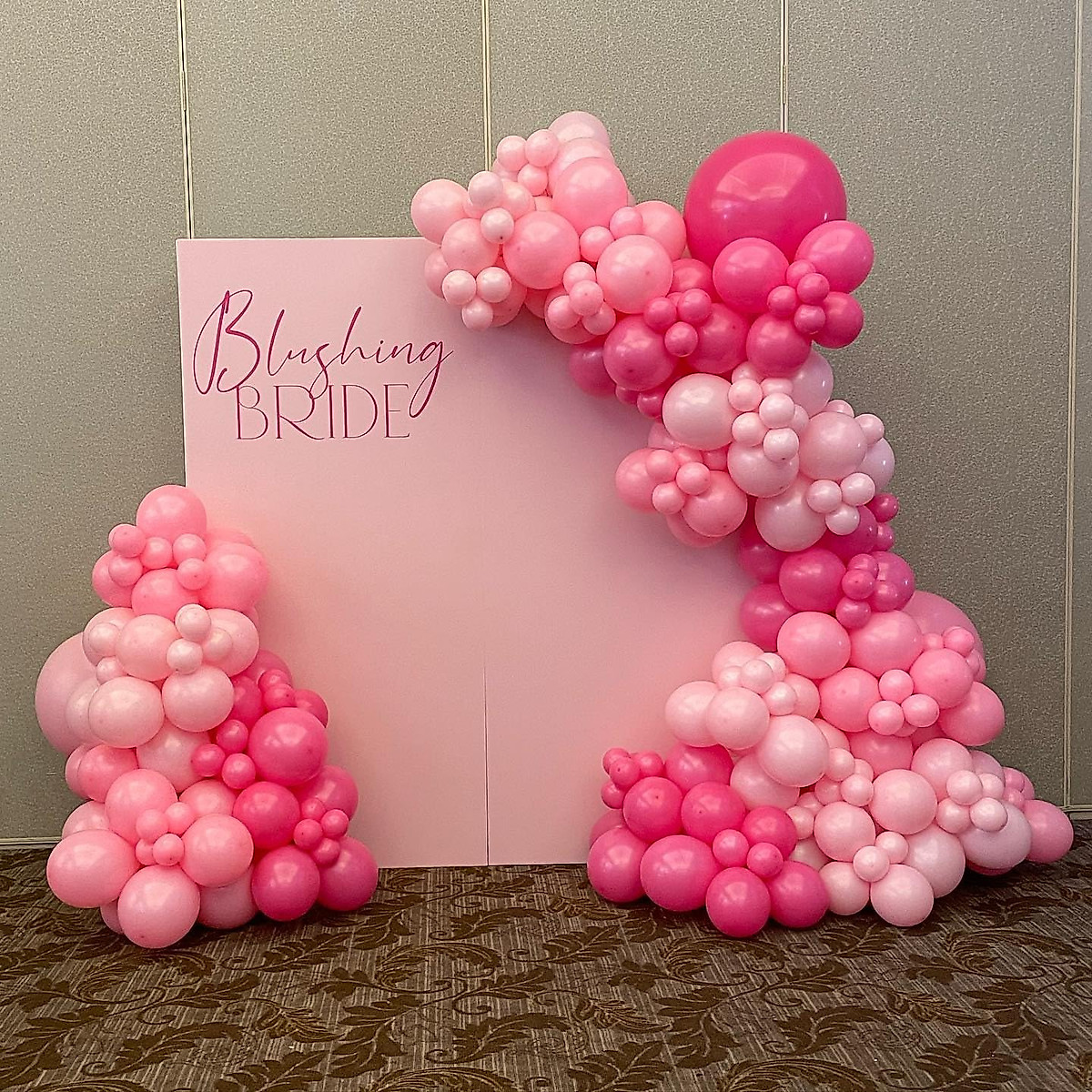 Pink Balloons Arch Kit, ADOINBY 139Pcs Pastel Pink Hot Pink Balloon Garland kit, 18 12 10 5 Inch Different Size Balloons for Wedding Birthday Princess Theme Baby Shower Bridal Shower Party Decorations