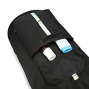 SUOVOCK laundry bag backpack, extra-large heavy duty laundry bags, laundry backpack for college students, with drawstring closure(Black Laundry Backpack Bag)