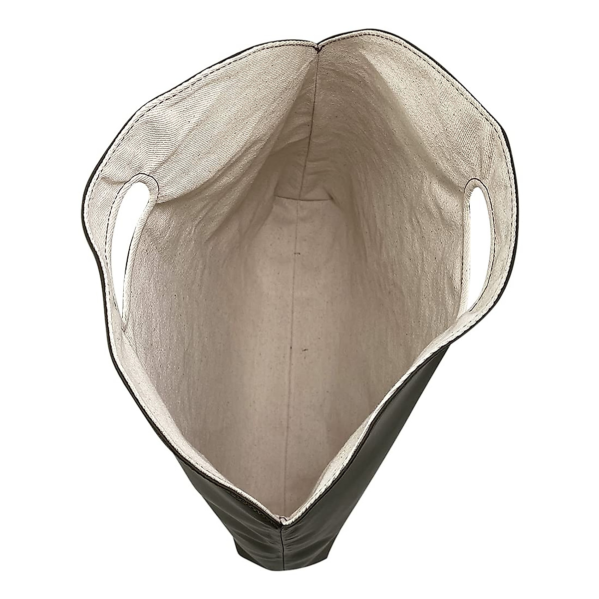 Santa Playa, Minimalist Handbag Handmade from Cactus Leather & Denim - Vegan, Washable, Eco Friendly, Sustainably Sourced - Desert Jade