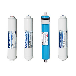 APEC WATER Systems Filter-MAXQUICK US Made 90 GPD Complete Replacement Filter Set for Ultimate Series Reverse Osmosis Water Filter System RO-QUICK90 Stage 1-4