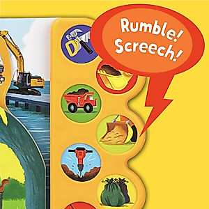 Dig It! Dump It! Build It! 10-Button Sound Book for Little Construction Lovers, Ages 2-7
