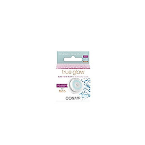 True Glow by Conair Sonic Facial Brush - Replacement Brush Head for Face; Use with Model SFB and SFB3