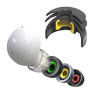 diofit/Galaxy Buds2/Buds Plus Compatible for Samsung - Multi-Flange Eartip