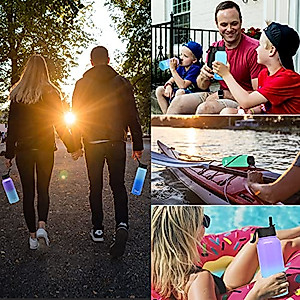 Akyta 24 OZ Water Bottle, Sports Vacuum Insulated Water Bottle with Straw lid, Keep Water cold/Hot, Double Walled Stainless Steel, Leakproof Wide Mouth Thermos Metal Water Bottles for Hiking Biking