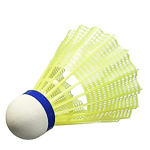 YONEX Mavis 300 Badminton Medium Speed Volant Nylon Shuttlecock, Yellow, 1 Dozen, 2 Tube