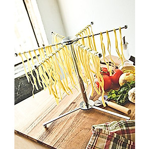 Fox Run Pasta Drying Rack, 14.13 x 14.13 x 10.75 inches, Metallic