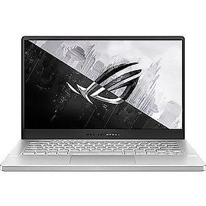 ASUS ROG Zephyrus Gaming Laptop 2023 Newest, 14" FHD 144Hz Display, AMD Ryzen 7 5800HS, NVIDIA GeForce RTX 3060 Graphics, 16GB RAM, 512GB SSD, Wifi6, Bluetooth, Windows 11 Home, Moonlight White