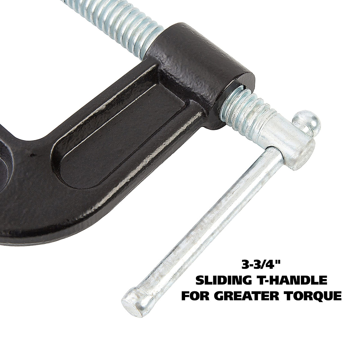 GreatNeck CC5 5-Inch C-Clamp, Automotive and Wood Clamps, Wood Working Tools and Welding Clamps, C Clamps for Home Improvement and Automotive Repair