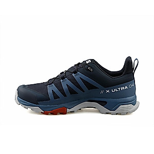 Salomon X Crest Hiking Shoes for Men, Bungee Cord/Black/Peat, 7