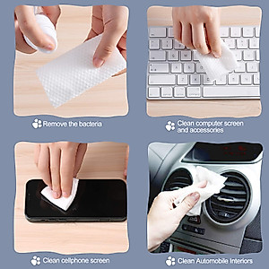 Disposable Face Towel Facial Tissue Soft Cotton Facial Cleansing Cloths Towelettes Dry for Cleaning Office Travel Makeup Remove