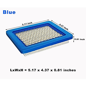 ZLKSKER 5pcs 491588S Lawn Mower Air Filter Replacement for B&S 491588 399959, Air Cleaner