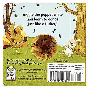 Gobble Wobble Finger Puppet Thanksgiving Board Book Kids Ages 0-4 (Children's Thanksgiving Interactive Finger Puppet Board Book)