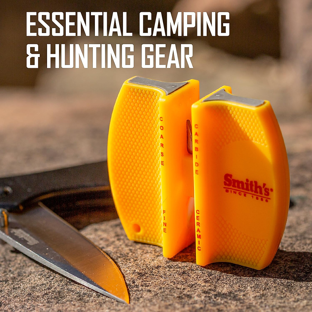 Smith's CCKS 2-Step Knife Sharpener , Yellow