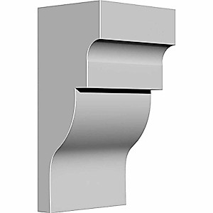 Ekena Millwork BKT05X04X10WG 5 1/4-Inch W x 4 1/2-Inch D x 10-Inch H Wigan Bracket