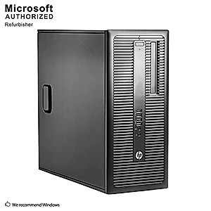 HP EliteDesk 800 G2 6th Gen Tower Business Desktop Computer, Intel Core i3 6100 3.7GHz,16G DDR4, 240G SSD, 2T, WiFi, BT 4.0, USB 3.0, VGA, DP, Win 10 64-Bit Supports EN/ES/FR(CI3)(Renewed)